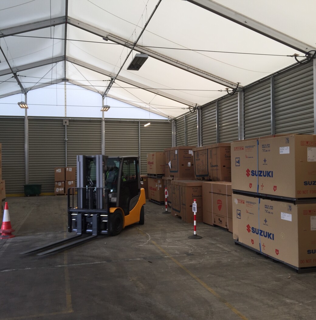 What are the advantages of a temporary warehouse? | Aganto