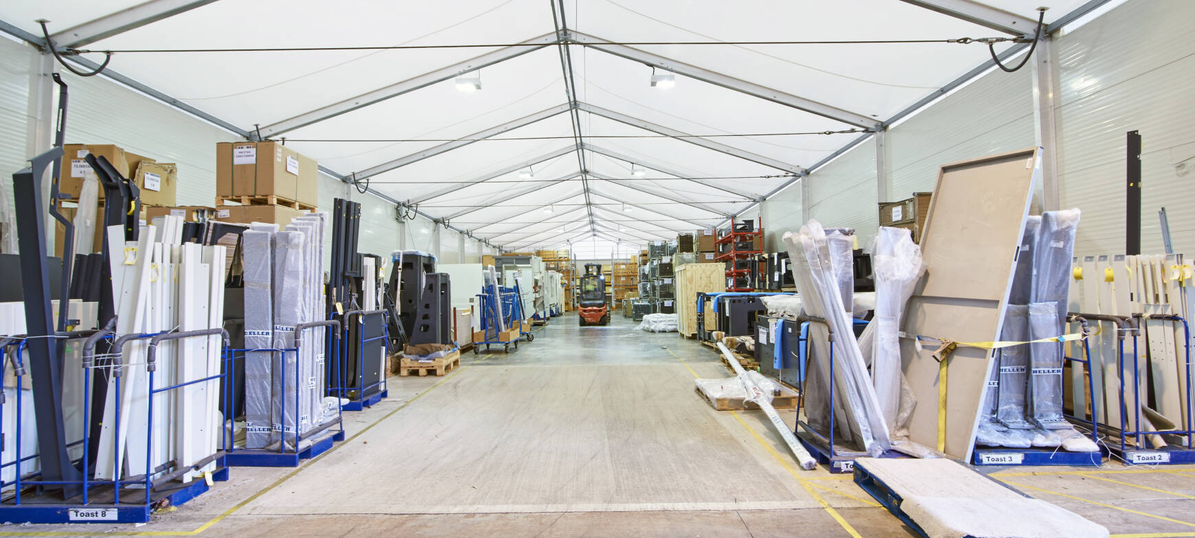 Temporary Warehouse Buildings | Storage | Aganto