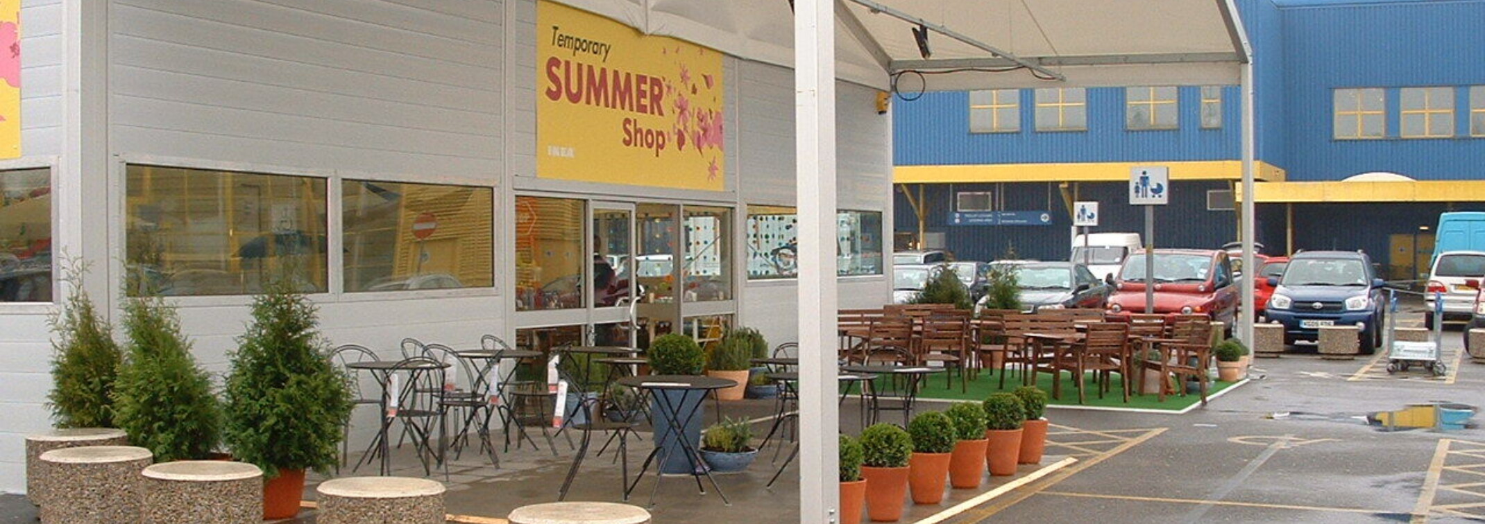 What can a temporary building be used for? | Aganto