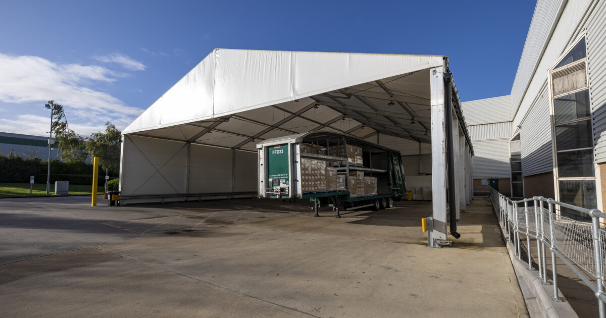 Why use industrial canopies in the distribution industry? | Aganto