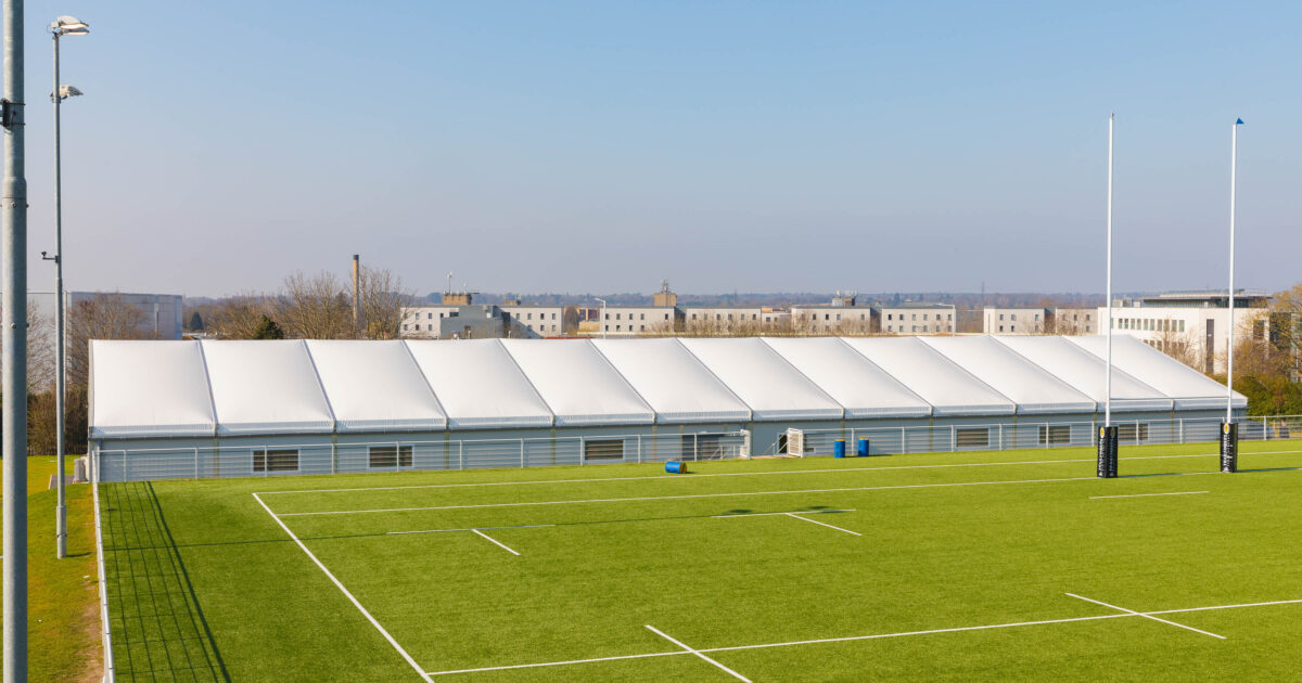 Why choose a temporary outdoor gym canopy or sports hall? | Aganto